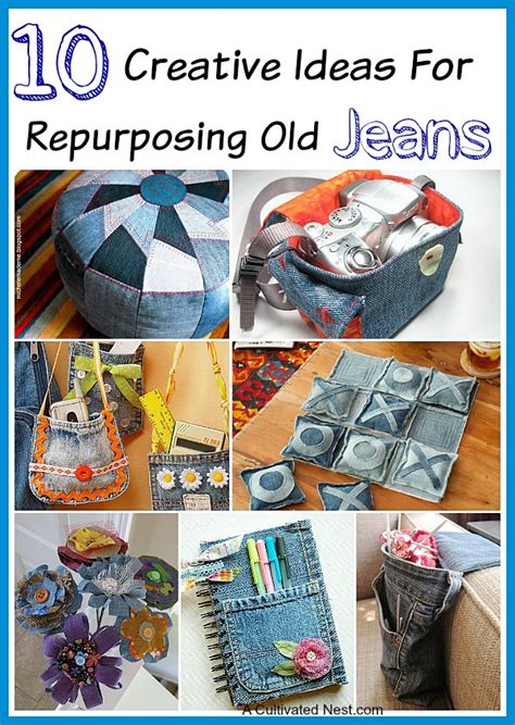 Ideas For Repurposing Old Jeans Denim Crafts Diy Blue Jeans Crafts