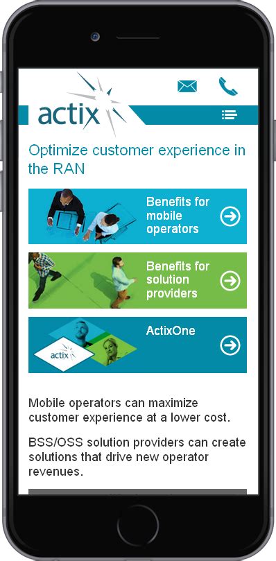 Actix Website Cogent Design