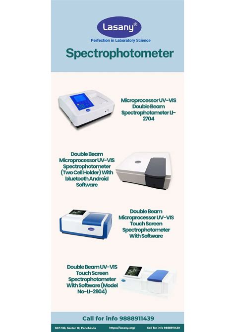 double beam microprocessor uv vis spectrophotometer two cell holder