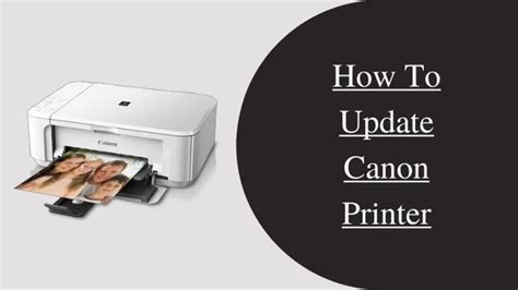 Ppt Update Canon Printer Driver Easy Steps Powerpoint Presentation