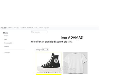 Ecommerce Web With Angular And Api مستقل