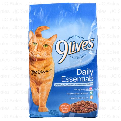 9 Lives Daily Essentials Dry Cat Food 315 Lb Jc Sales