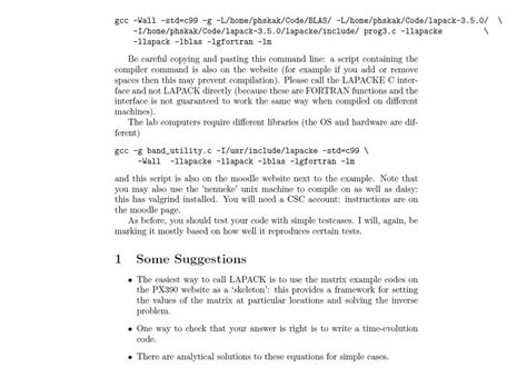 C Programming Assignment Solving A System Of