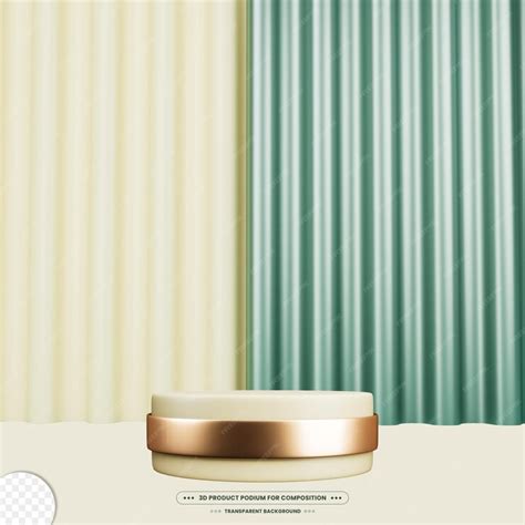 럭셔리 황금 제품 연단 3d 렌더링 무료 Psd 파일