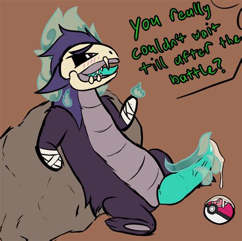 Rule 34 Alolan Form Alolan Marowak Bandage Bandaged Hand Blue Tongue