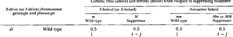 Modifier Action Under Sex Chromosome Drive Download Table