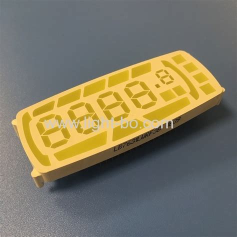customized multicolour 7 segment led display module for automotive