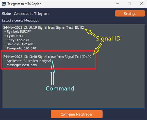 C How To Update Signals With Replies Signal Commands Telegram To MT Online Guide