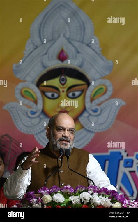 Kolkata India October 1 Bjp National President And Minister Of Home