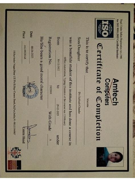 Computer Certificate 120 Hours Pdf
