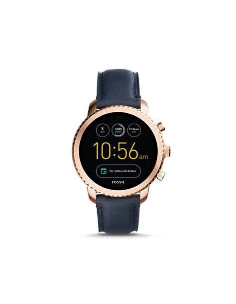 Fossil Smartwatch Q Explorist Navy FTW4002