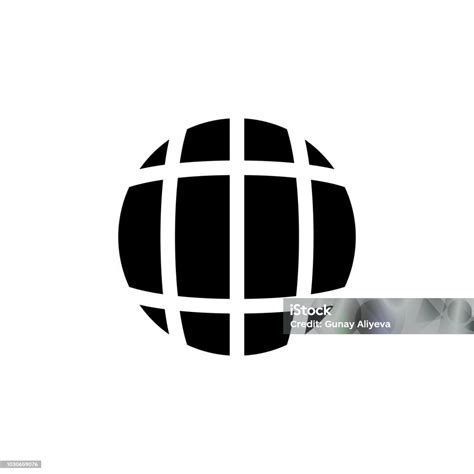 지구본 아이콘입니다 모바일 개념 및 웹 응용 프로그램에 대 한 웹 아이콘의 요소입니다 웹 및 모바일 격리 지구 아이콘을 사용할 수 있습니다 0명에 대한 스톡 벡터 아트 및