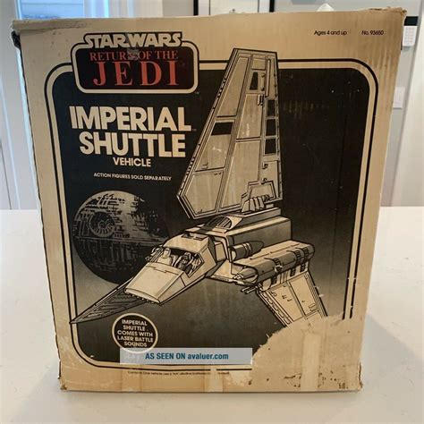 1983 Kenner Star Wars Imperial Shuttle Tydirium Rotj Complete And Box