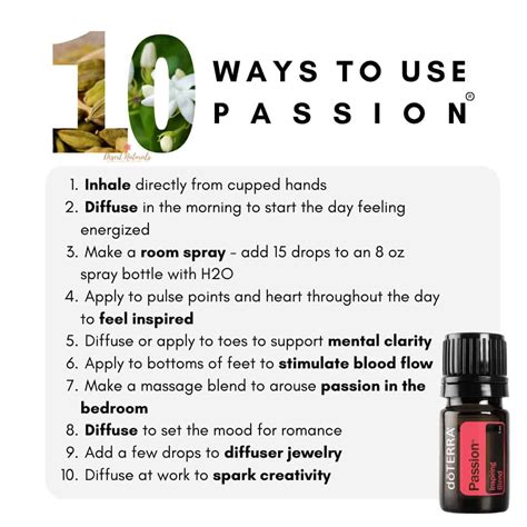 doTERRA Passion Inspiring Blend 5ml - Desert Naturals - doTERRA ...