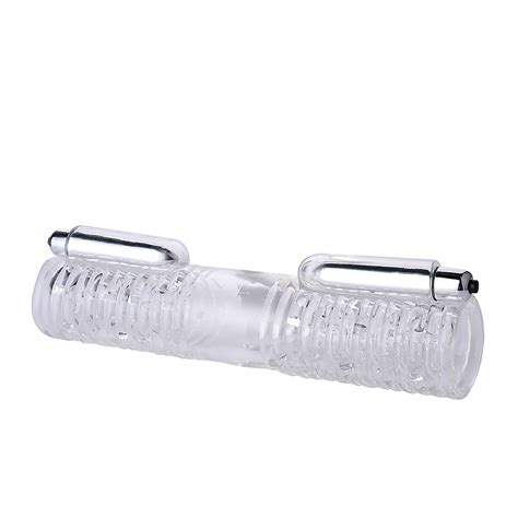 Gay Male Time Lapse Exercise Vibrator Masturbation Device Penis Massager Silicone Training