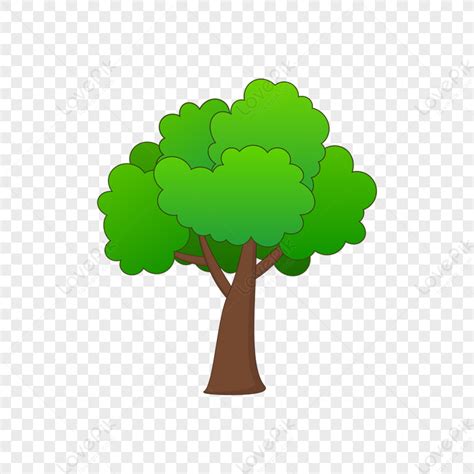 卡通綠色樹叢素材大樹 Tree Clipart 漸變色 三角楊 大樹林ai圖案素材免費下載，可愛卡通圖片，尺寸1200 × 1200px