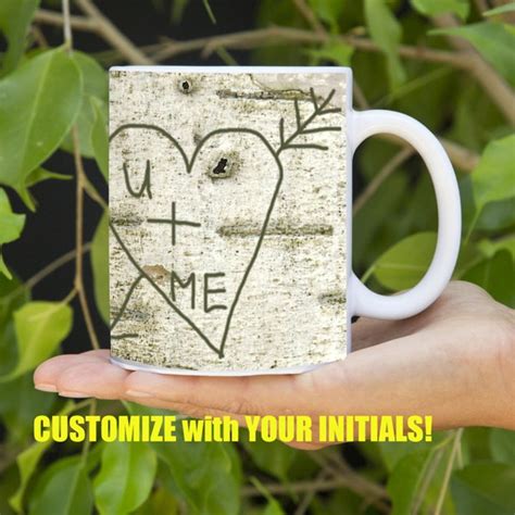 Carved Heart Tree Etsy