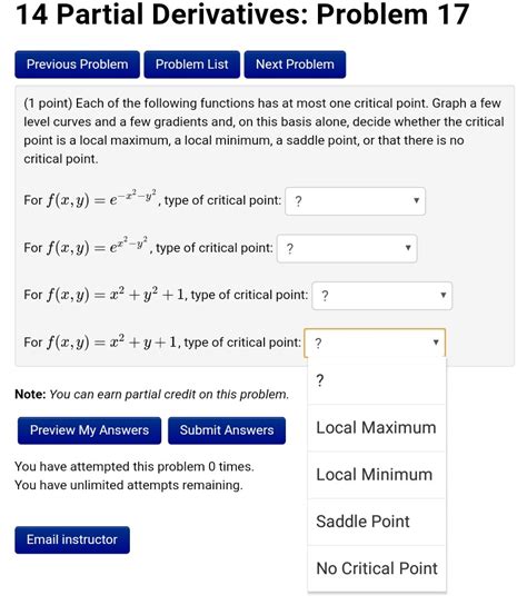 solved 14 partial derivatives problem 17 previous problem