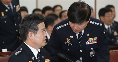 국감 기다리는 김정석 서울지방경찰청장