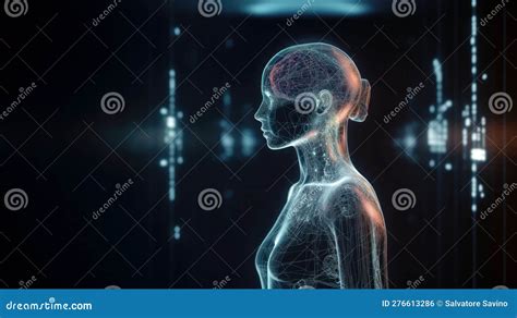 Abstract Representation Of A Female Cyber Chatbot With Circuitry And Wiring Visible Chat GPT