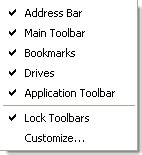 Toolbars Explorer 1 4 0 Documentation