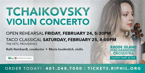 Tchaikovsky Violin Concerto Veterans Memorial Auditorium