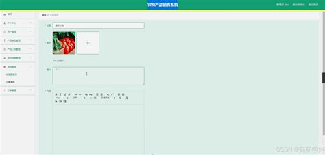 Java计算机毕业设计农特产品销售系统（开题报告源码论文） Csdn博客