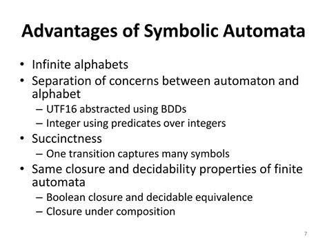 Symbolic Automata Automata Smt Solvers At Excape14 Pptx