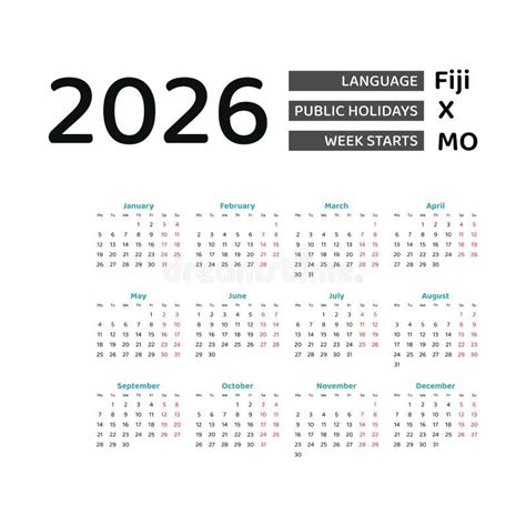 Fiji Calendar Stock Illustrations 60 Fiji Calendar Stock