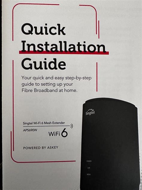 singtel wifi 6 mesh extender dual pack ap5690w askey computers