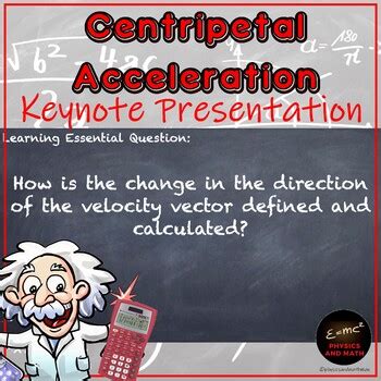 Centripetal Acceleration Keynote Presentation For Physics TPT