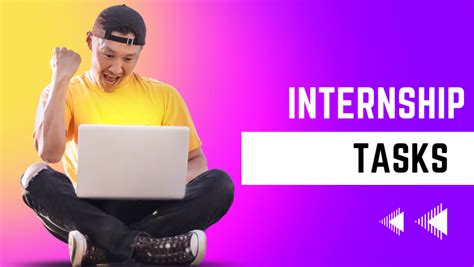 internship tasks