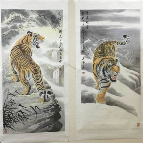 老虎名家画作 画老虎怎么画 画老虎简笔画 大山谷图库