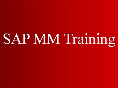 Free Video SAP ECC MM Training Procurement Of Consumable Materials SAP MM Material