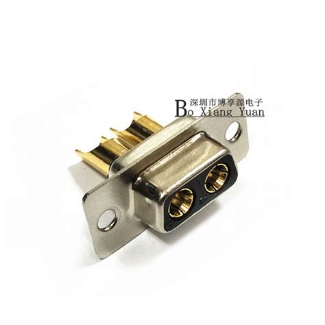 D型大电流插头2芯接头30A 2W2母头车针焊接线连接器2针母插头现货 阿里巴巴