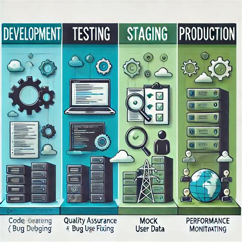 Understanding Development Testing Staging And Production Environments In Software By Berkan