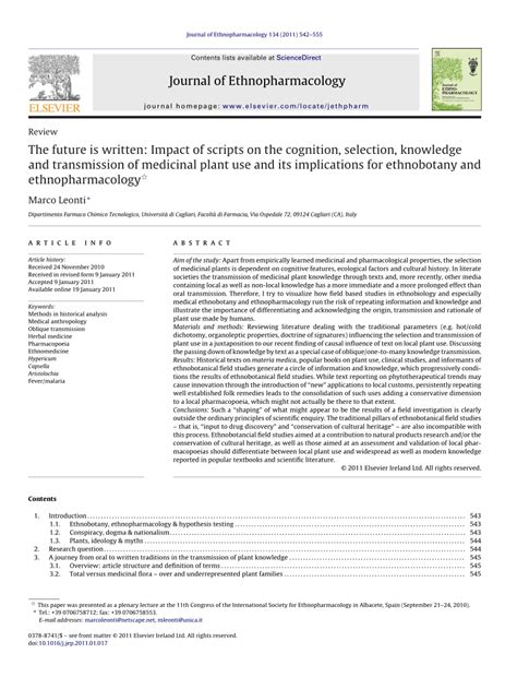 Pdf The Future Is Written Impact Of Scripts On The Cognition Selection Knowledge And