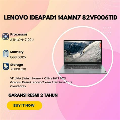 Jual Laptop Baru Lenovo Ideapad Amn Shopee Indonesia