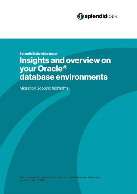 Migration Scoping Small Investment Smart Review Great Insights Splendid Data