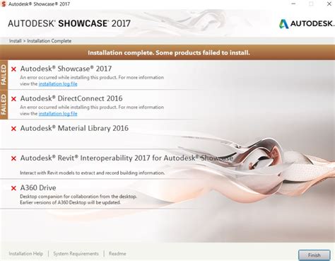 Installation Problem Showcase 2017 Autodesk Community