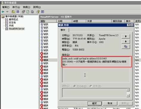 Visualsvn Server启动失败原因及解决方案svnserver启动失败 Csdn博客