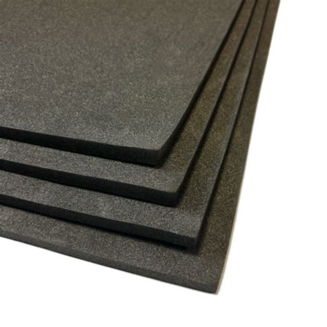 Zotefoams Plastazote Ld33 Closed Cell Pe Foam Sheet 1m X 1m Black 10mm