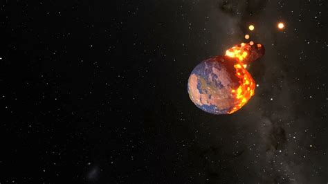Spacesim Theia Collision Youtube