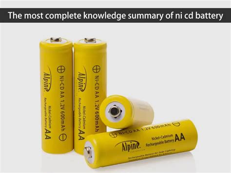 The Most Complete Knowledge Summary Of Ni Cd Battery Huntkey GreVault Battery Energy Storage