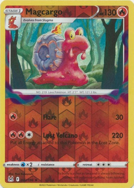 Magcargo Reverse Holo 22 Prices Pokemon Lost Origin Pokemon Cards