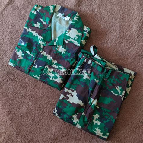 Jual Seragam Pdl Raider Baju Setelan Raider Jatah Tni Shopee Indonesia