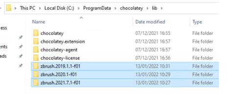 Winchocolatey Ansible Module Not Create Folders In Lib Folder For All Package Versions Of A