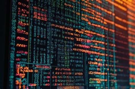 Computer Programming Code With Soft Glow Effect Premium Ai Generated