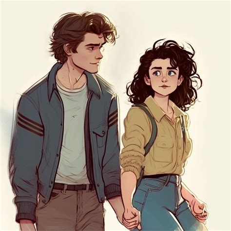 Stancy Holding Hands Fanart Bareylena Stranger Things Art Stranger Things Fanart Stranger
