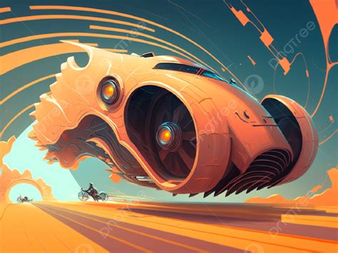 공상 과학 항공기 미래 배경 공상 과학 미래 감각 항공기 배경 일러스트 및 사진 무료 다운로드 Pngtree